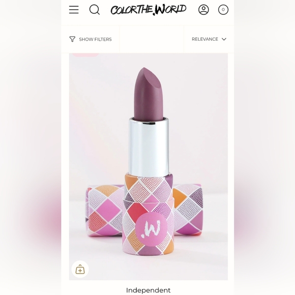 Color the Word | Makeup | Color The World Independent Lipstick Purple ...